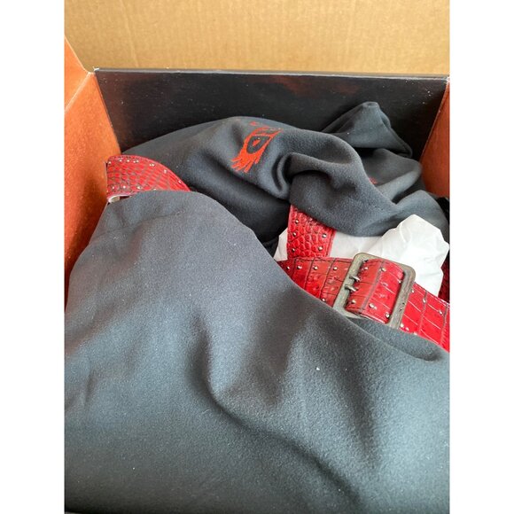 Freebird by Steven | Shoes | Freebird By Steven Terra Red Leather Croco ...